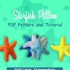 Starfish Sewing Pattern, PDF Sewing Pattern, Pillow Pattern, Minky Dot ...