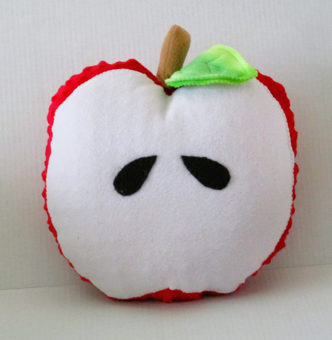Apple Pillow, Red Delicious Apple Pillow, Autumn Pillow, Accent Pillow ...