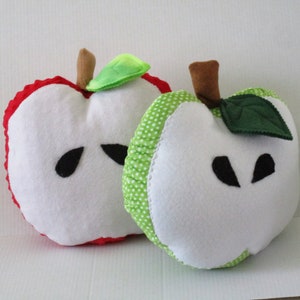 Apple Pillow, Red Delicious Apple Pillow, Autumn Pillow, Accent Pillow ...