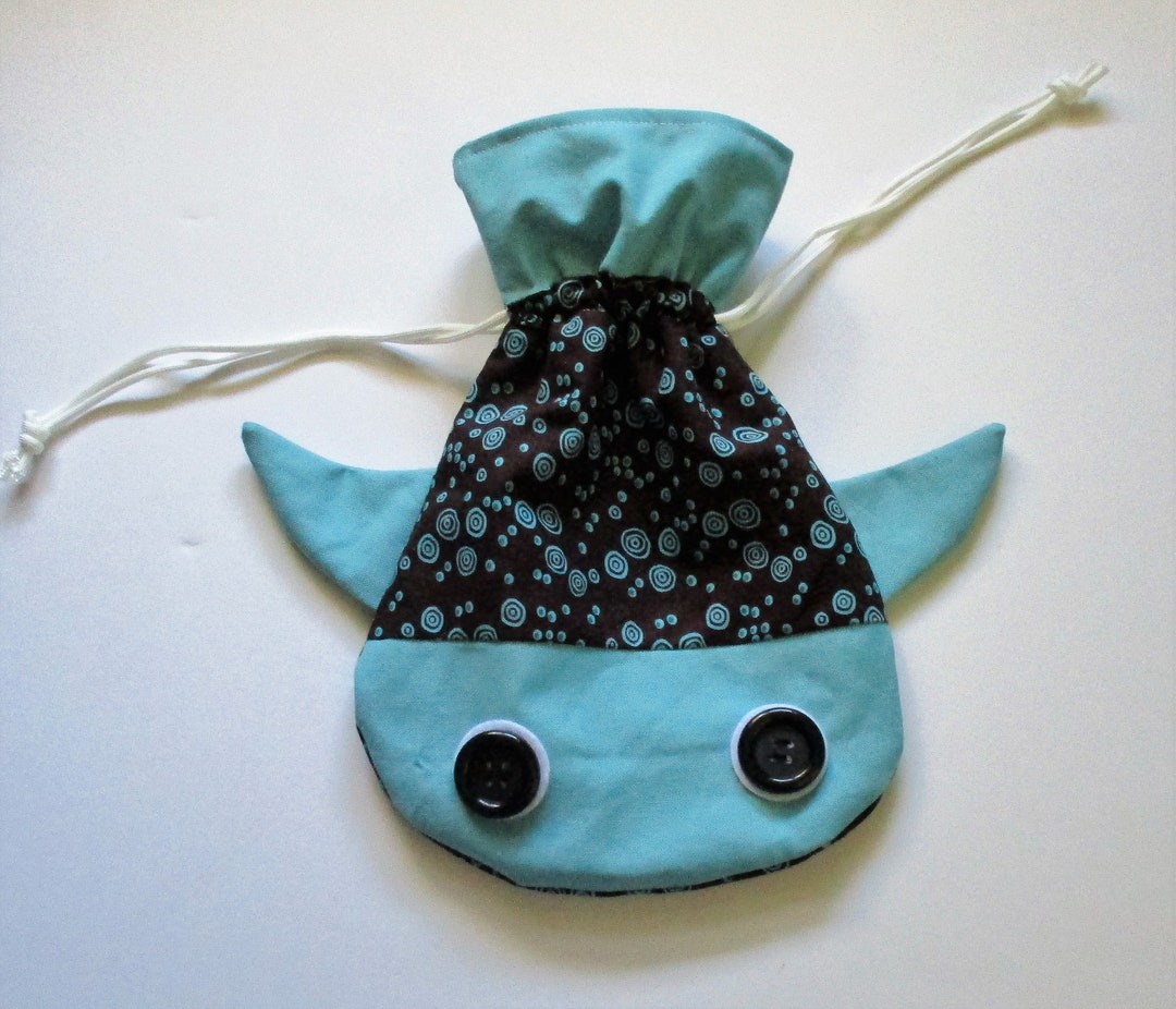 Fish Bag, Fish Gift, Fish Drawstring Pouch, Fish Lover Gift, Coin Purse ...