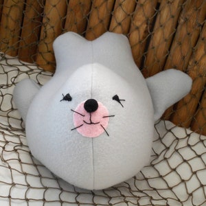 Baby Seal and Beach Ball Plushies, Seal Child's Toy, Nautical Toy ...