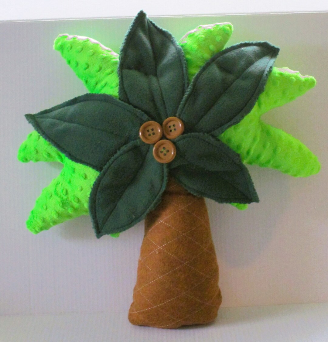 3D Palm Tree Pillow, Tropical Coastal Decor - Etsy