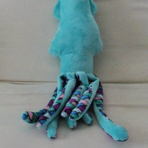 Squid Plushie, Toy Squid, Colorful Squid, Stuffed Squid, Sealife Softie ...