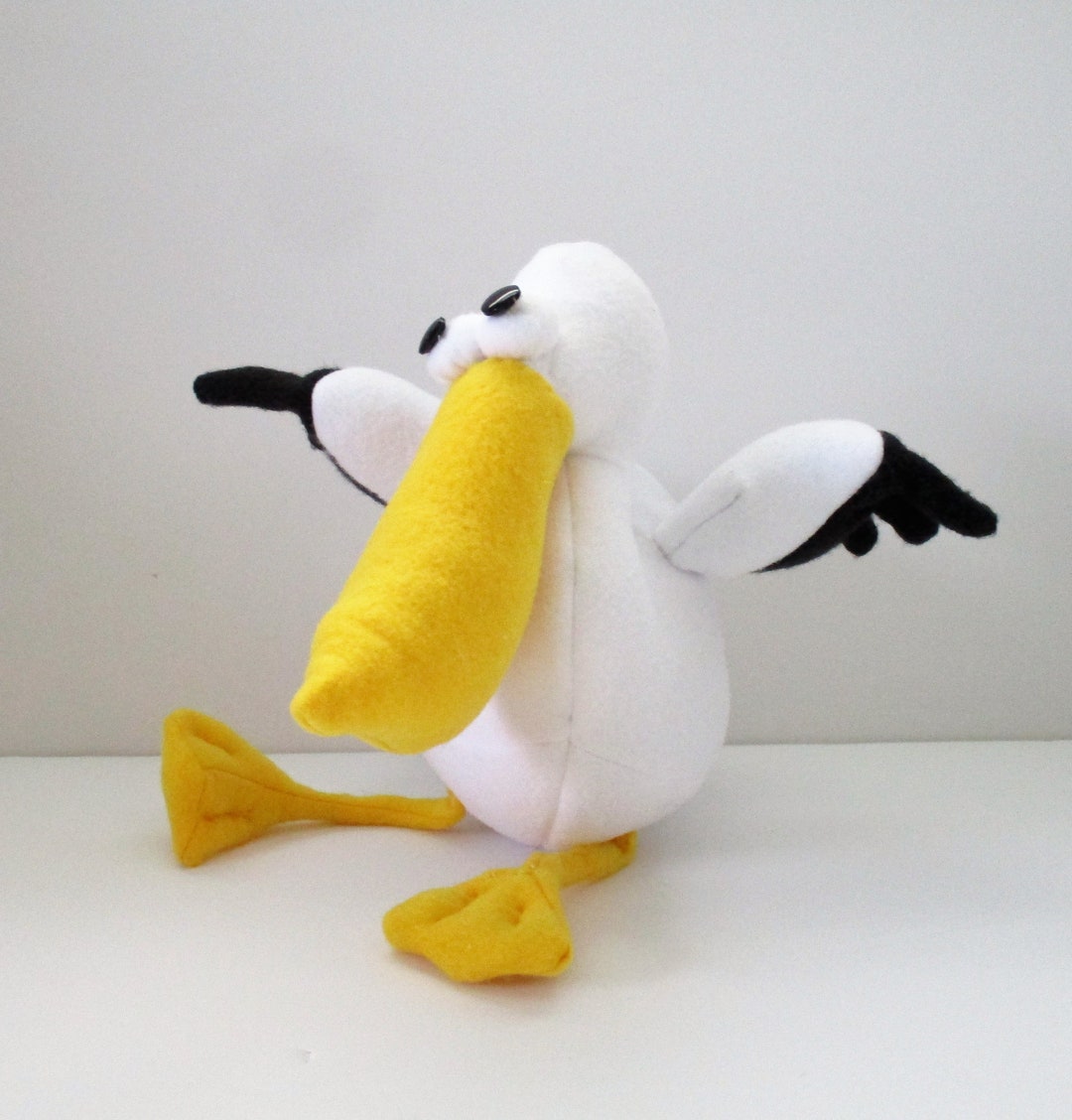 Pelican Plushie, Stuffed Pelican, Bird Lover Gift, Water Bird, Child's ...