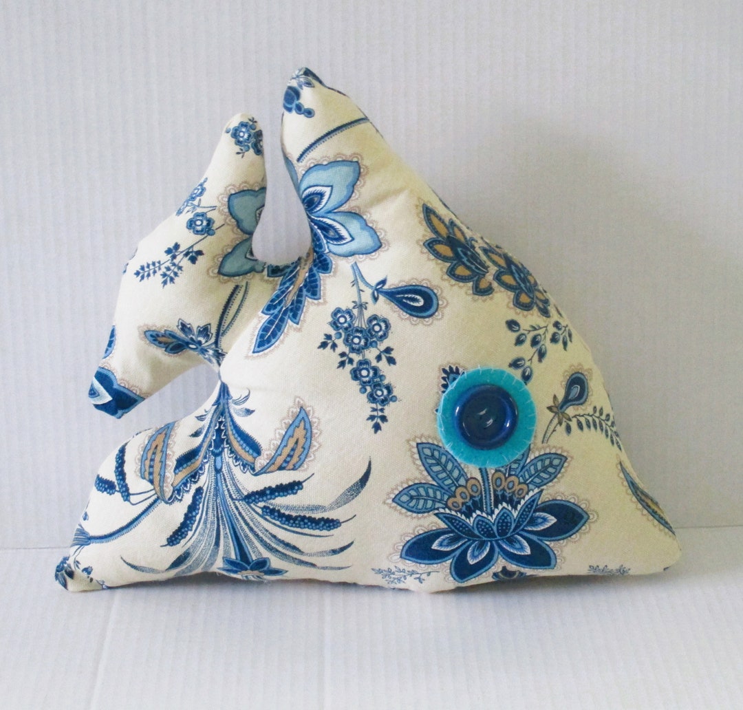 Angelfish Pillow, Sunfish Pillow, Beach Pillow, Nautical Pillows, Fish ...