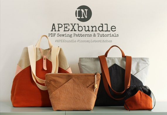 Apexbundle Apexcarry and Apexpouch Digital PDF Sewing - Etsy Ireland