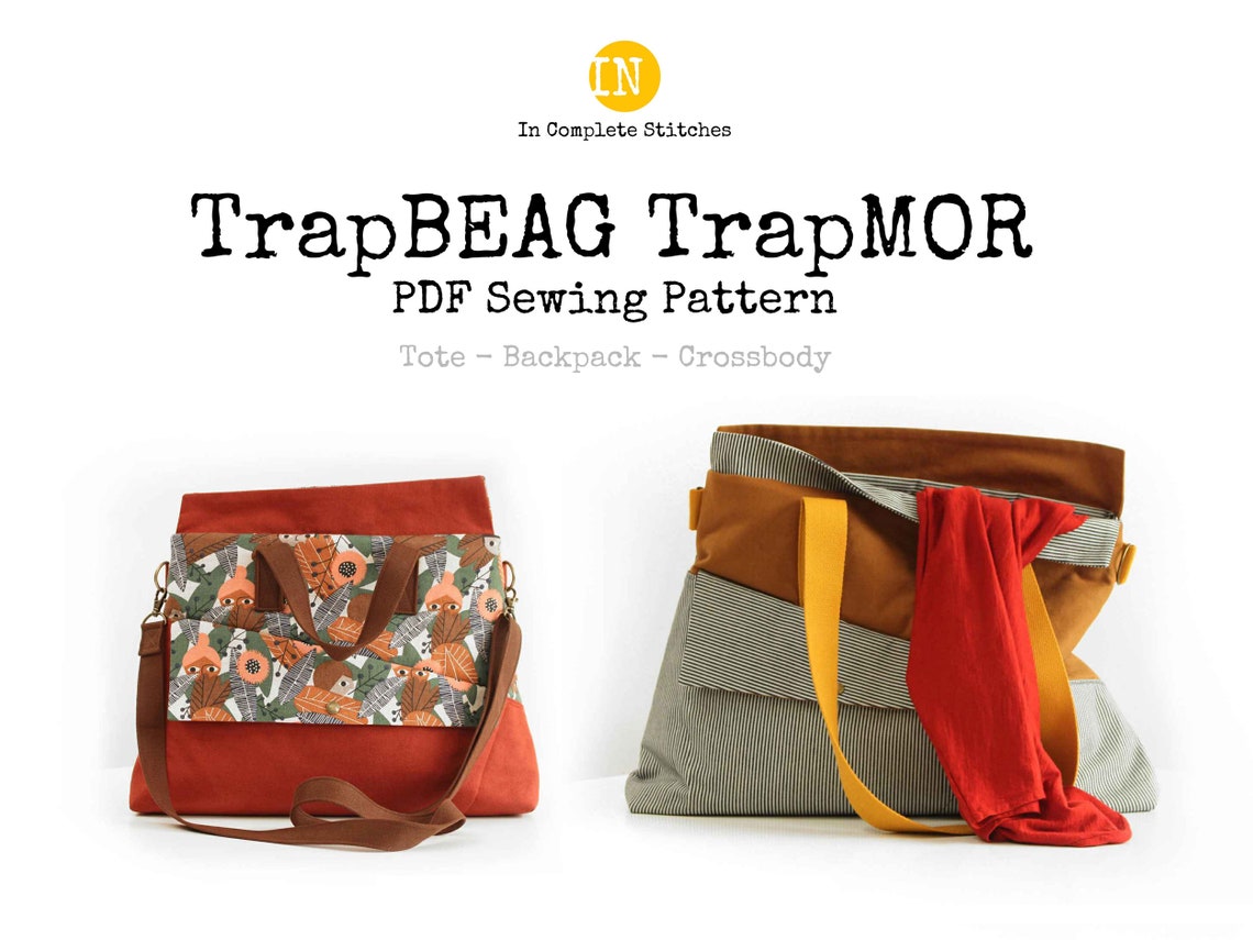 Trapbeag Trapmor Digital PDF Sewing Pattern - English Language - Etsy