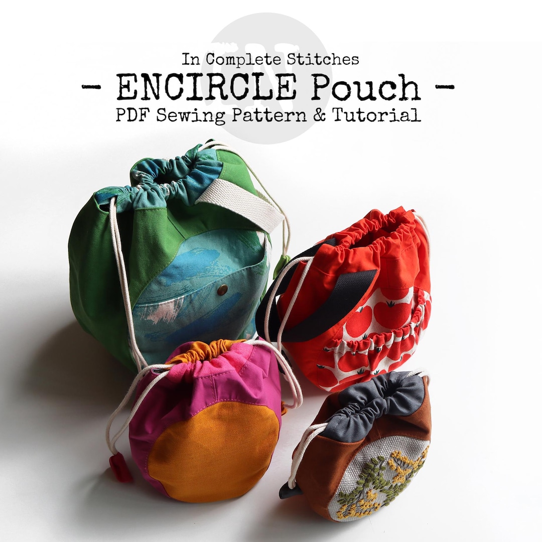 ENCIRCLE Pouch PDF Sewing Pattern - English Language - Etsy UK