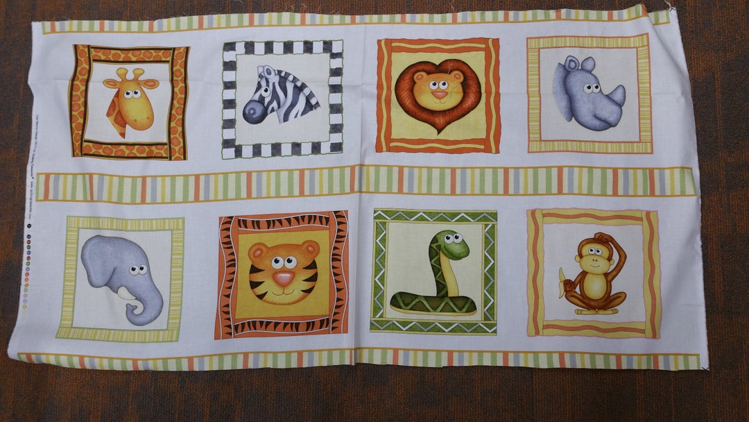 Jungle Buddies Panel - Etsy