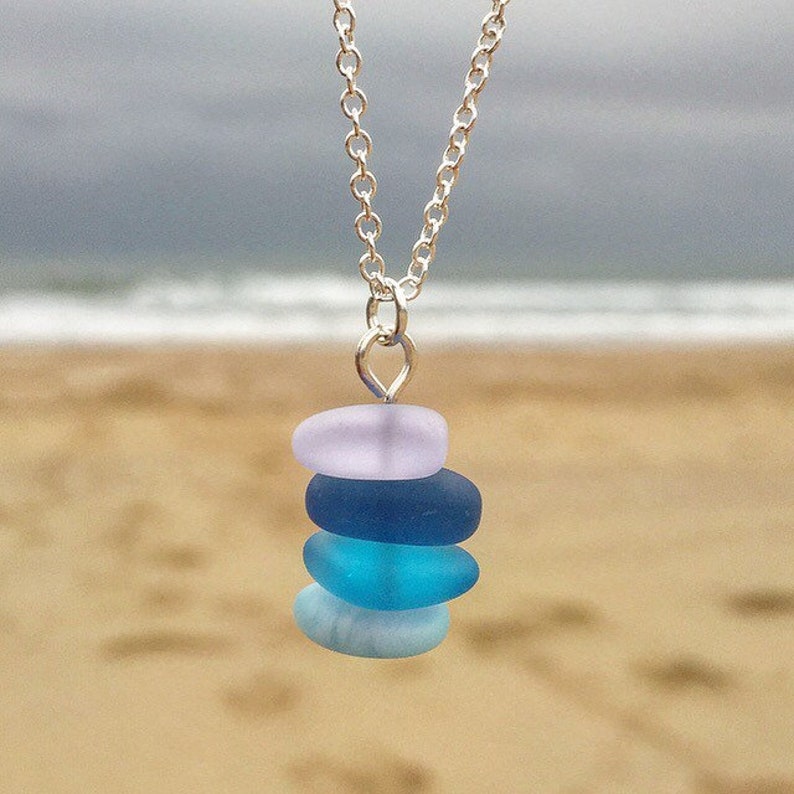 BEST SELLER Sea Glass Necklace Sea Glass Jewelry Beach - Etsy UK