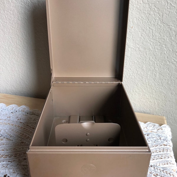 Metal File Box - Etsy