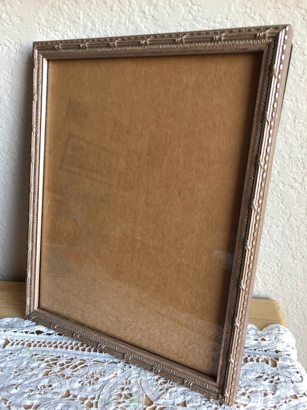 A Decorative Thin Table Top Picture Frame Designed to Display an 8 X 10 ...