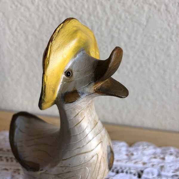 Yellow Duck Figurines - Etsy
