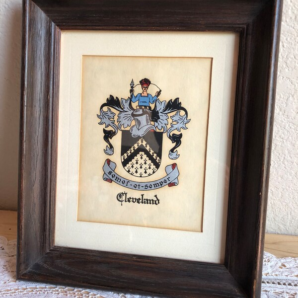 Cleveland Coat of Arms - Etsy