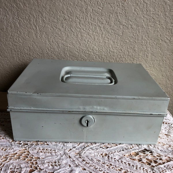 Painted Metal Box - Etsy