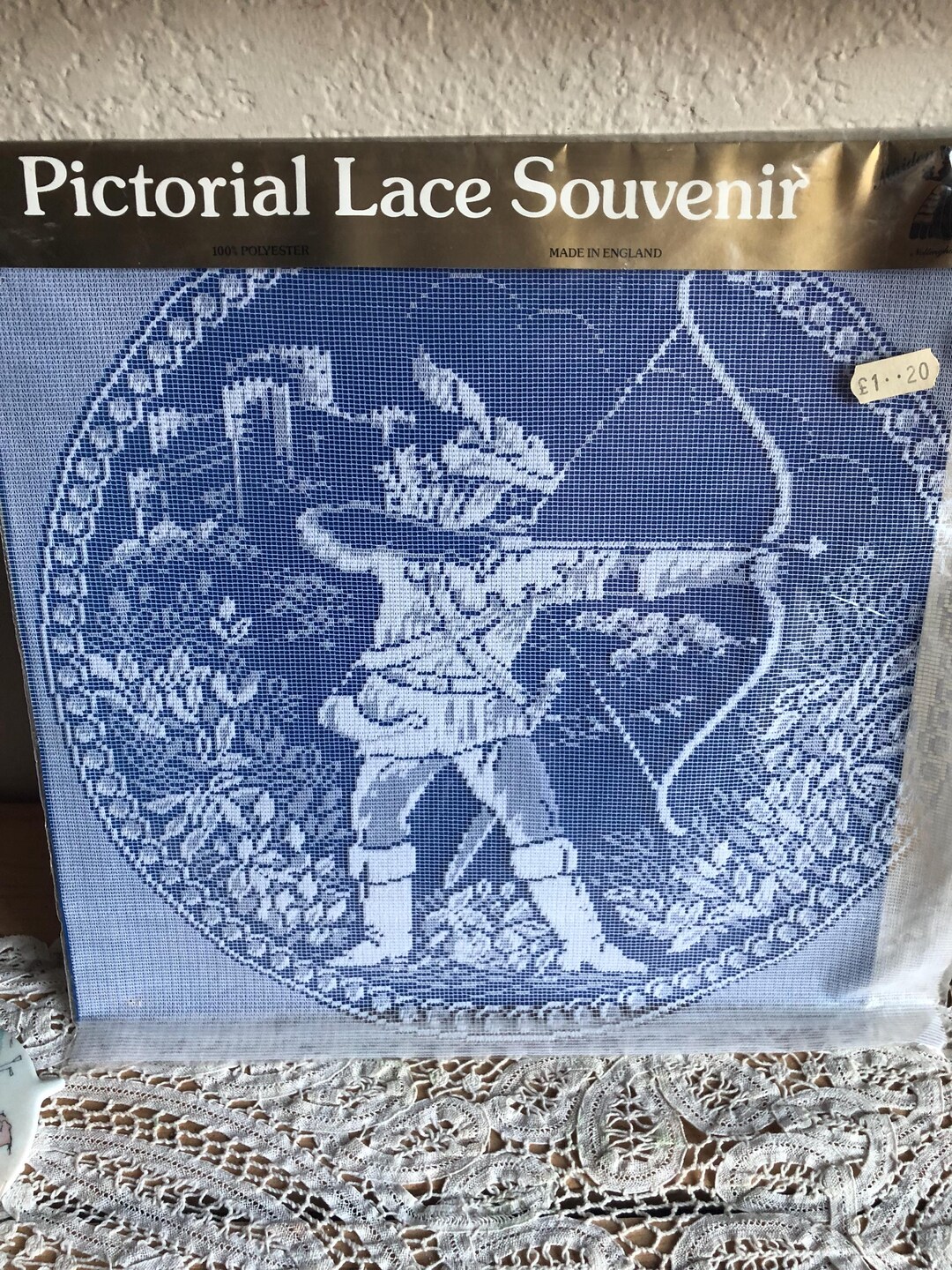 A Package Containing A Pictorial Lace Souvenir Maiden Lace Nottingham ...