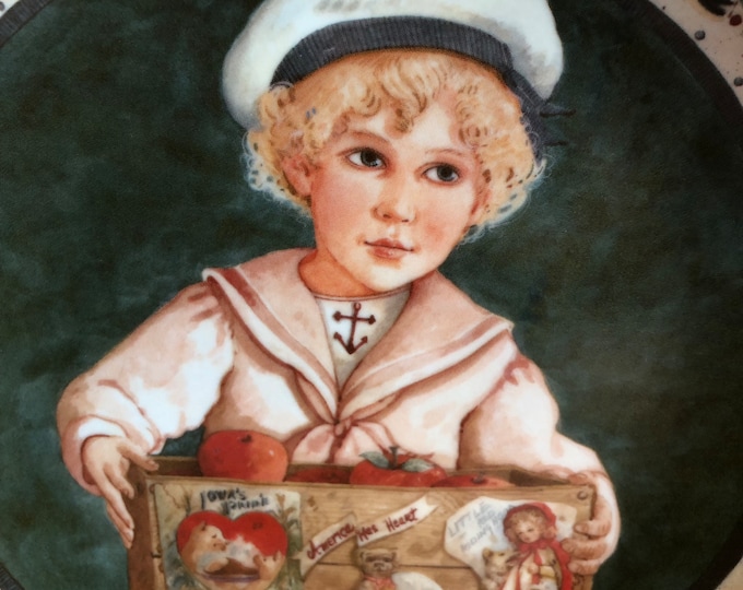 1981 Jan Hagara hearts and Flowers Collector's Plate 2nd Plate in ...