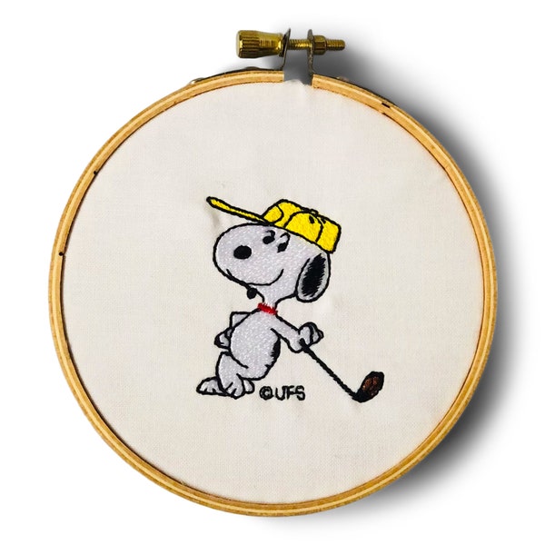 Snoopy Golfing - Etsy
