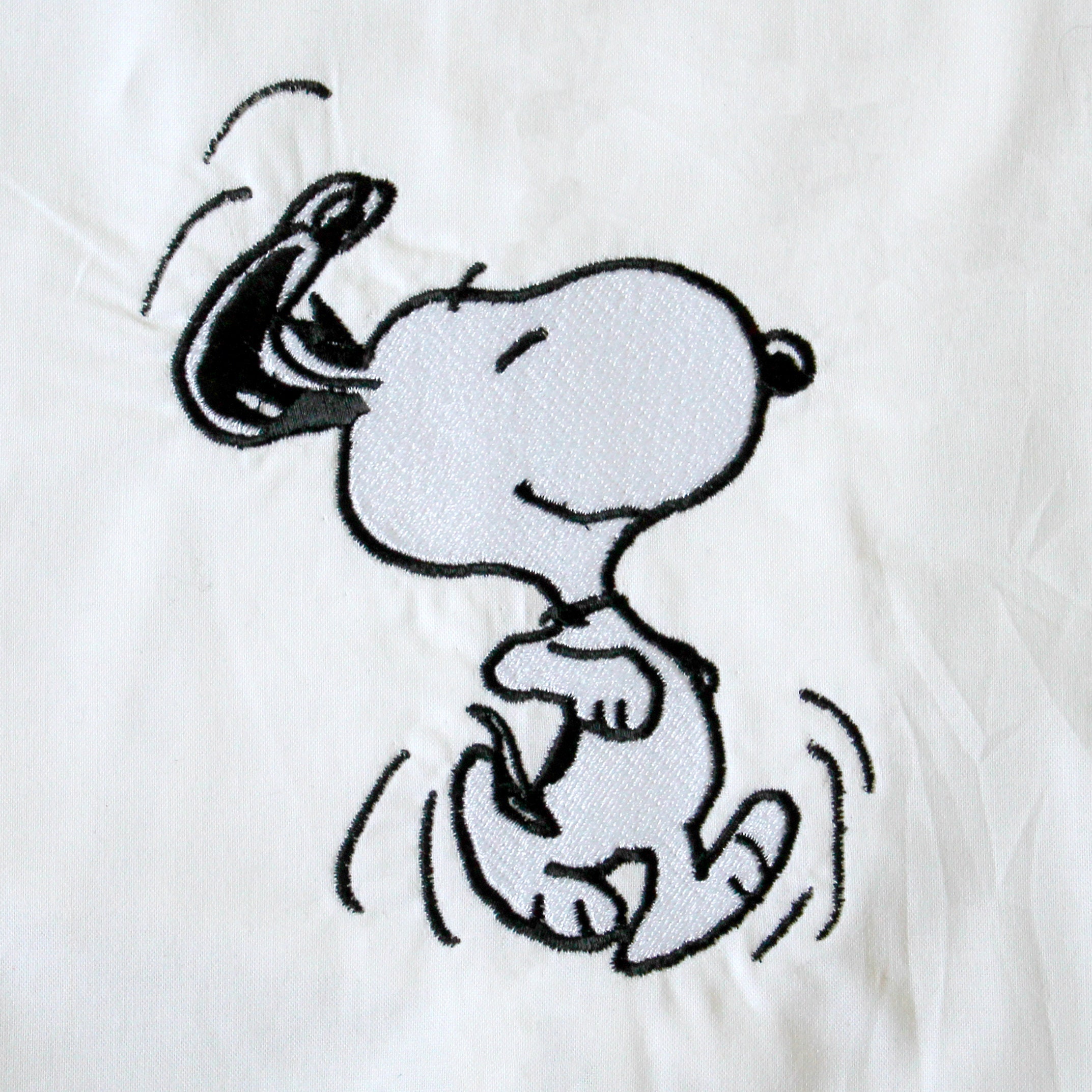 Embroidered Snoopy Running Joy Peanuts Christmas Winter | Etsy