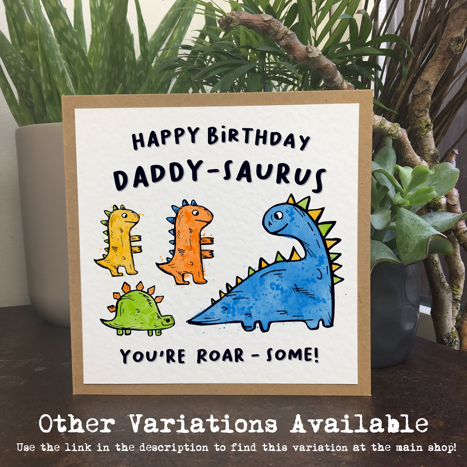 Dinosaurs Birthday Card - Super-saurus - Silly-saurus - Personalised ...