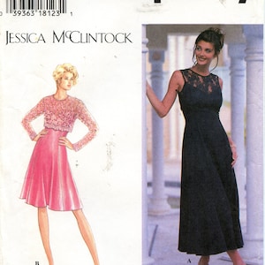 Simplicity Sewing Pattern 9617 Misses' Fit and Flare Dress With Lace ...