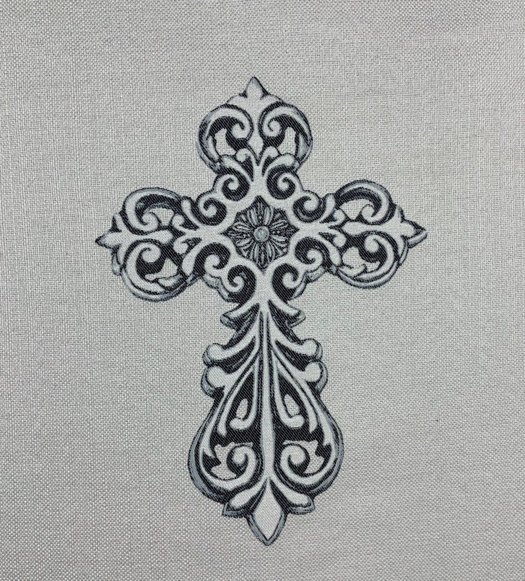 Square by Design Cross Multi-purpose Woven Square Fabric 27” X 27” - Etsy