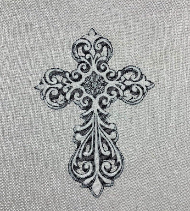 Square by Design Cross Multi-purpose Woven Square Fabric 27 X 27 - Etsy