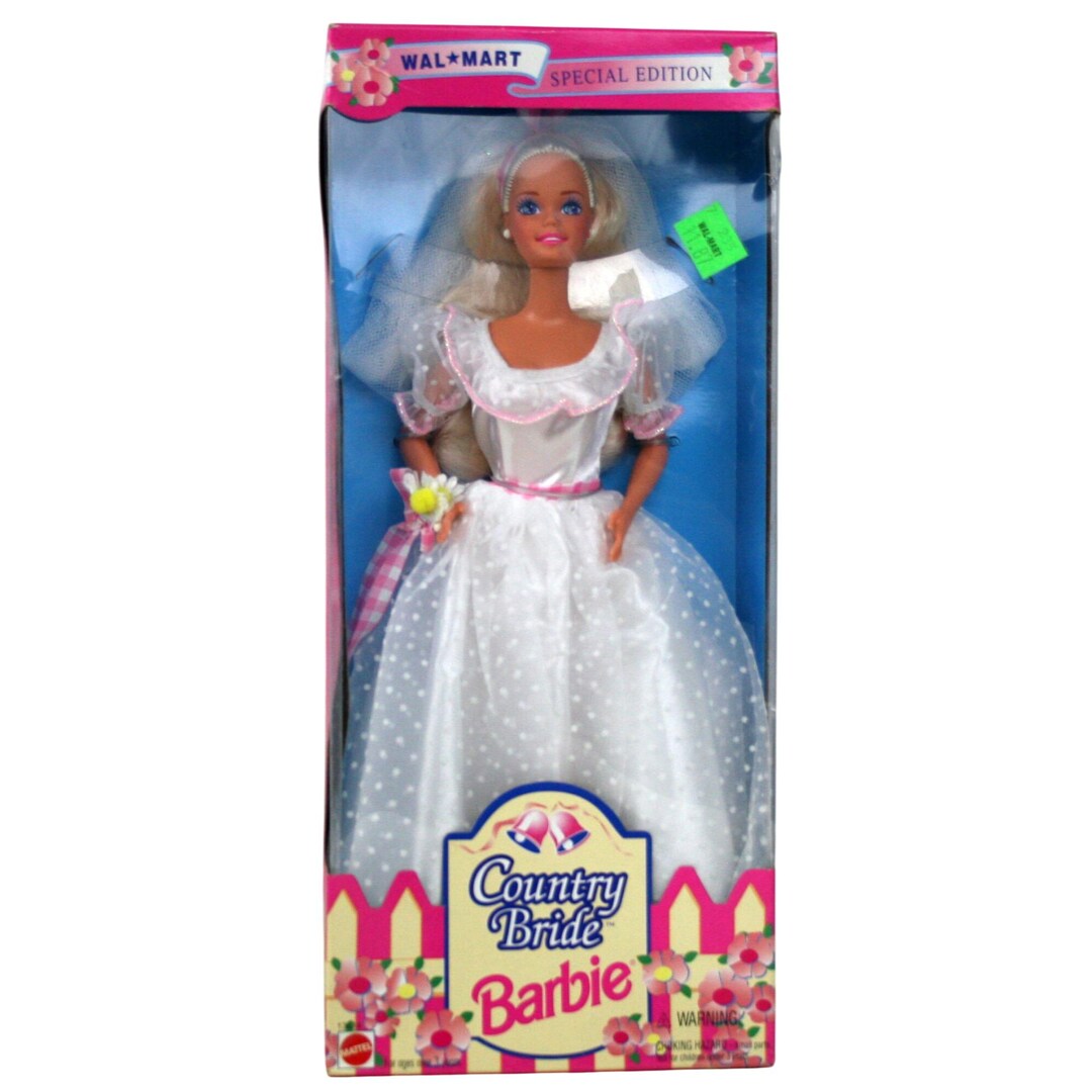 Mattel Barbie Country Bride 1994 Wal-mart Special Edition #13614 - Etsy