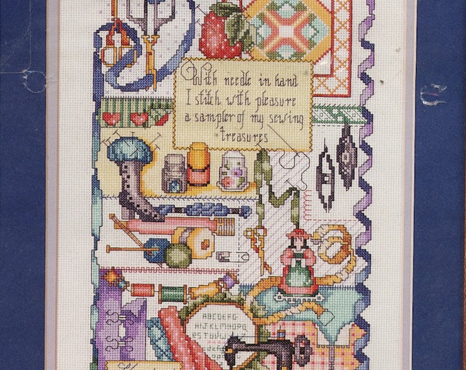 Bucilla Cross Stitch Kit 40767 "stitcher's Sampler 10" X 16" Sealed - Etsy