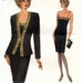 Vogue Pattern 8512 Misses' Semi-fitted Jacket Fitted Tapered Dress With ...
