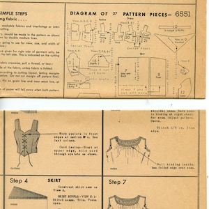 1950's Butterick Costume Pattern 6551 Dutch, Spanish and Early American ...