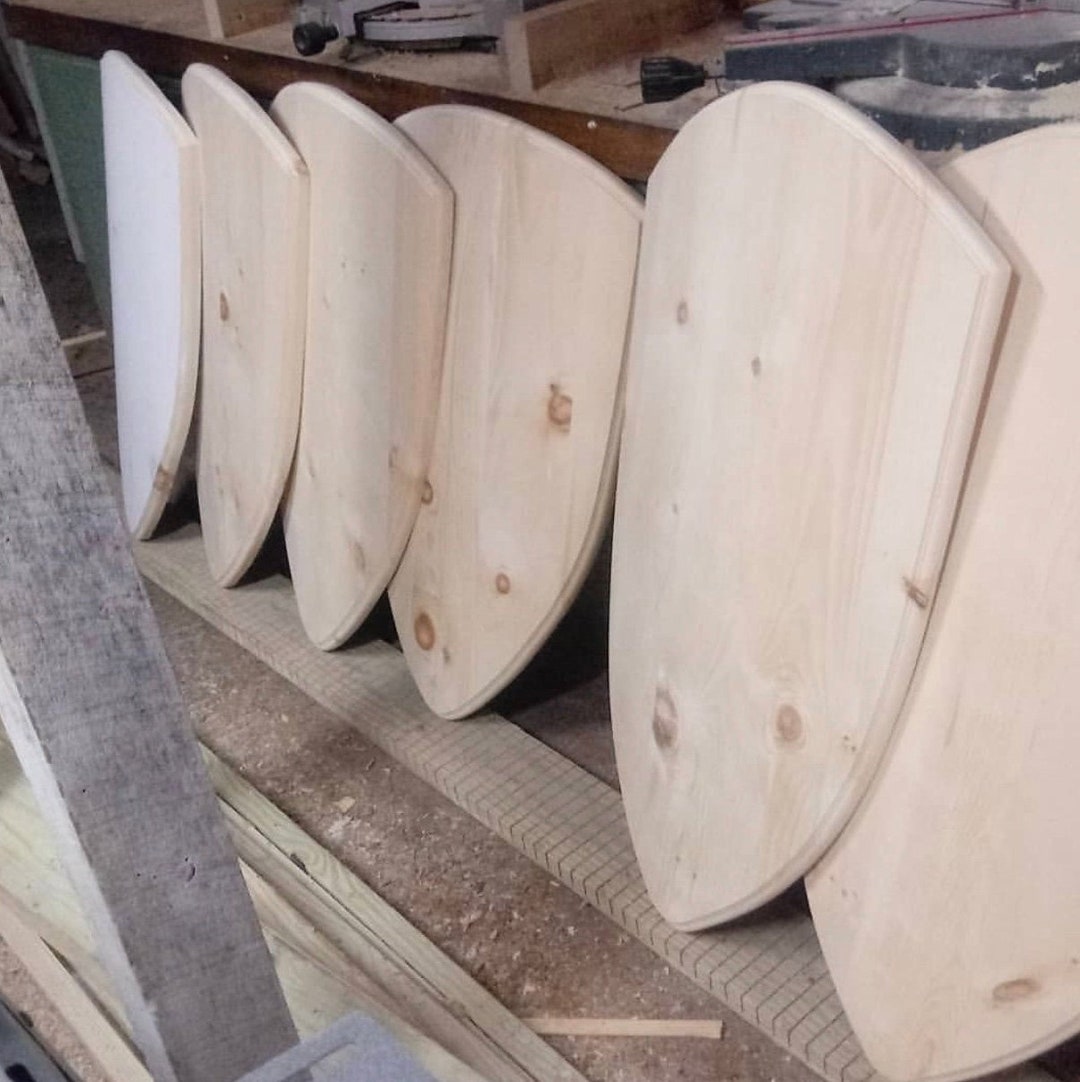 Hand Made Curved Wooden Shields - Sculpted & Painted- - Etsy