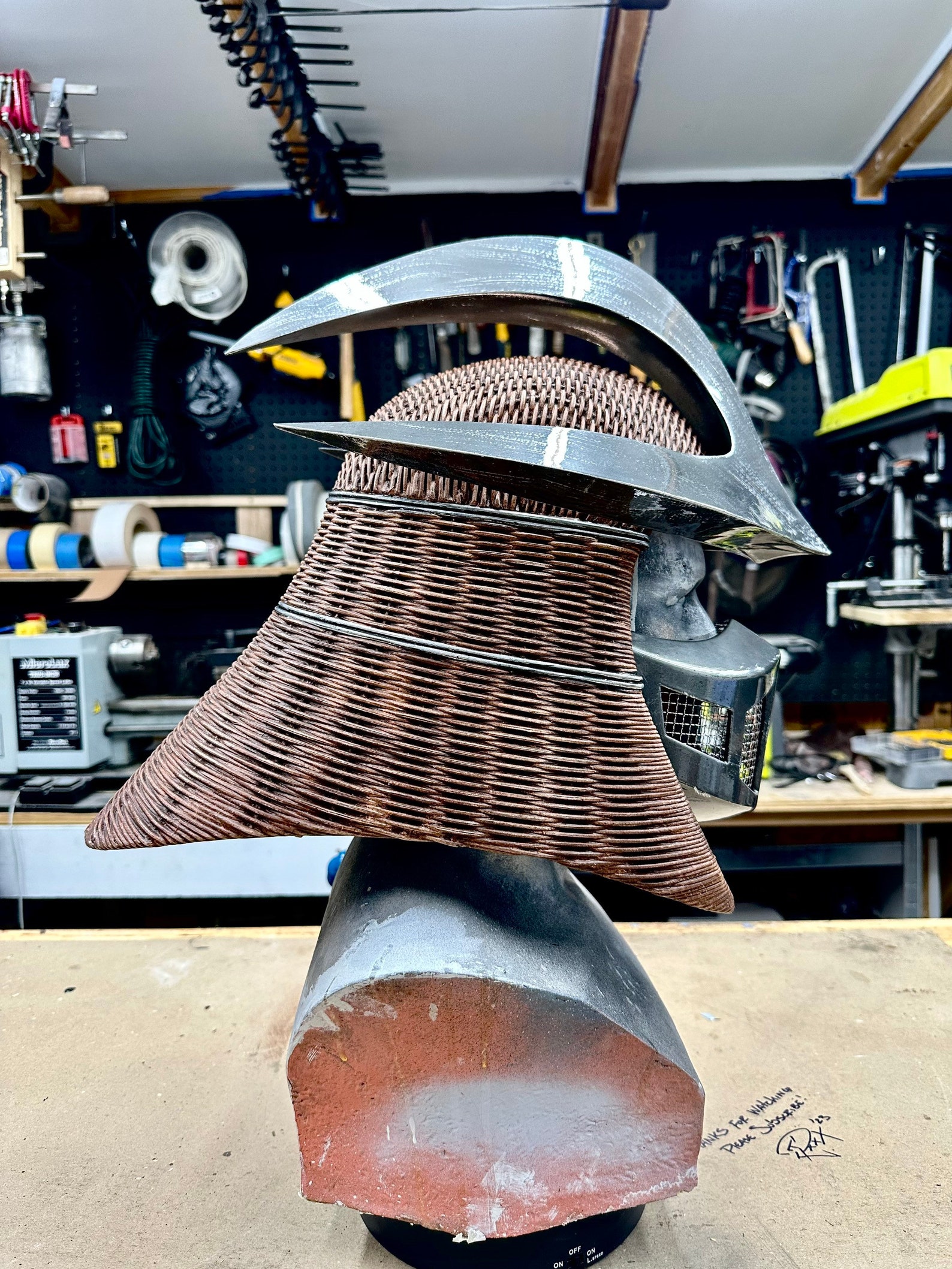 Shredder Samurai Helmet FINISHED AND WEARABLE - Etsy