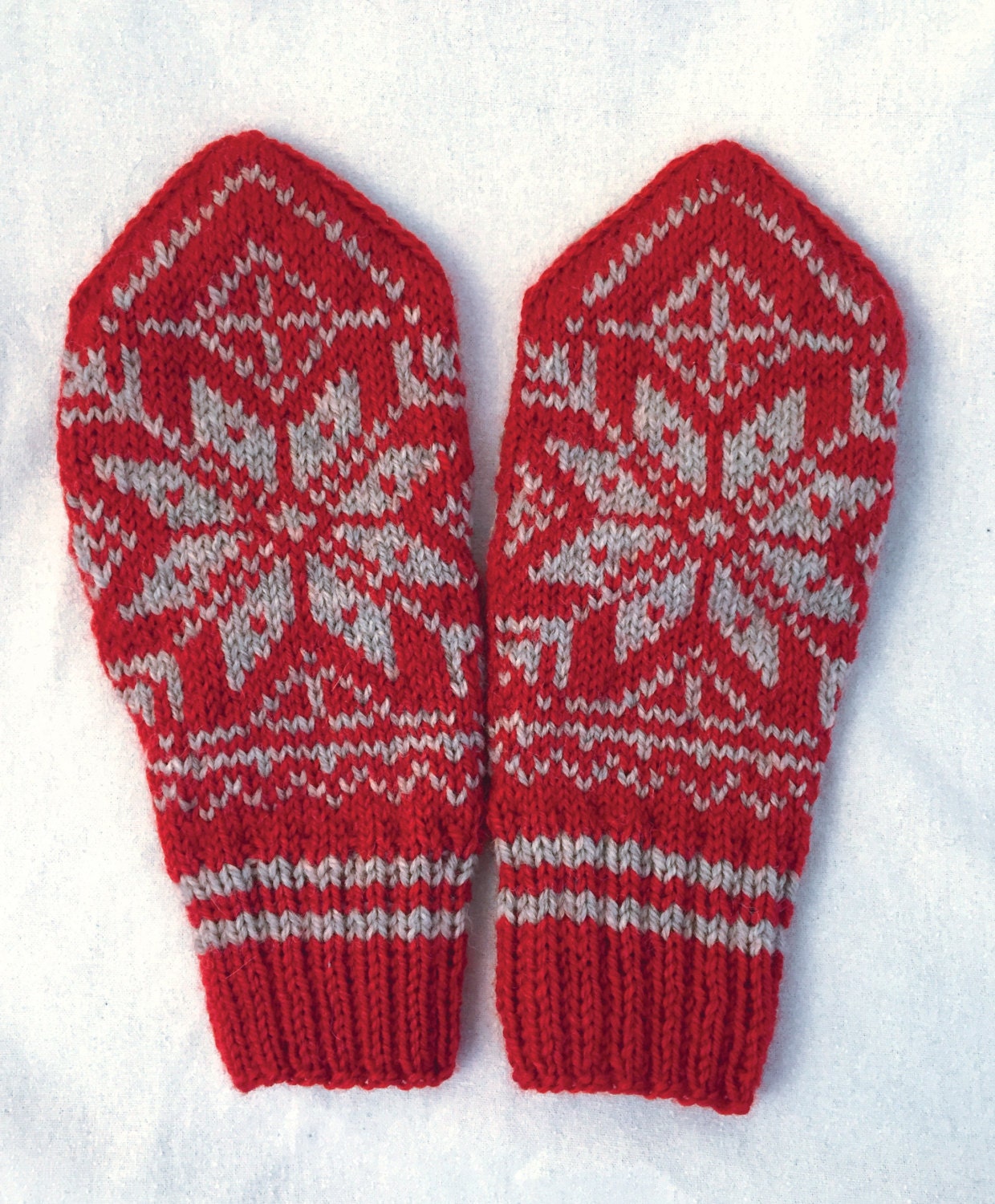 Mitten Knitting Pattern Arne Mittens Norwegian Knit Mittens - Etsy Norway