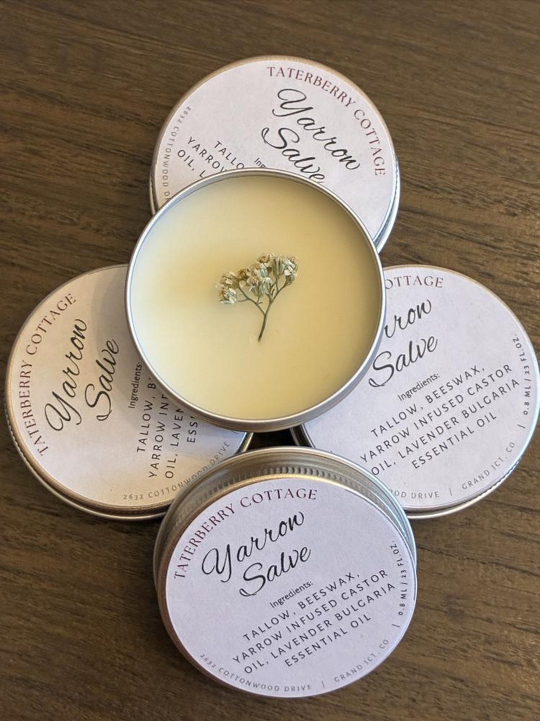 Yarrow Salve, Dry Skin Balm With Yarrow & Lavender - Etsy