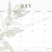 2024 Clean Botanical Calendar Printable I Minimal April - December I Q2 ...