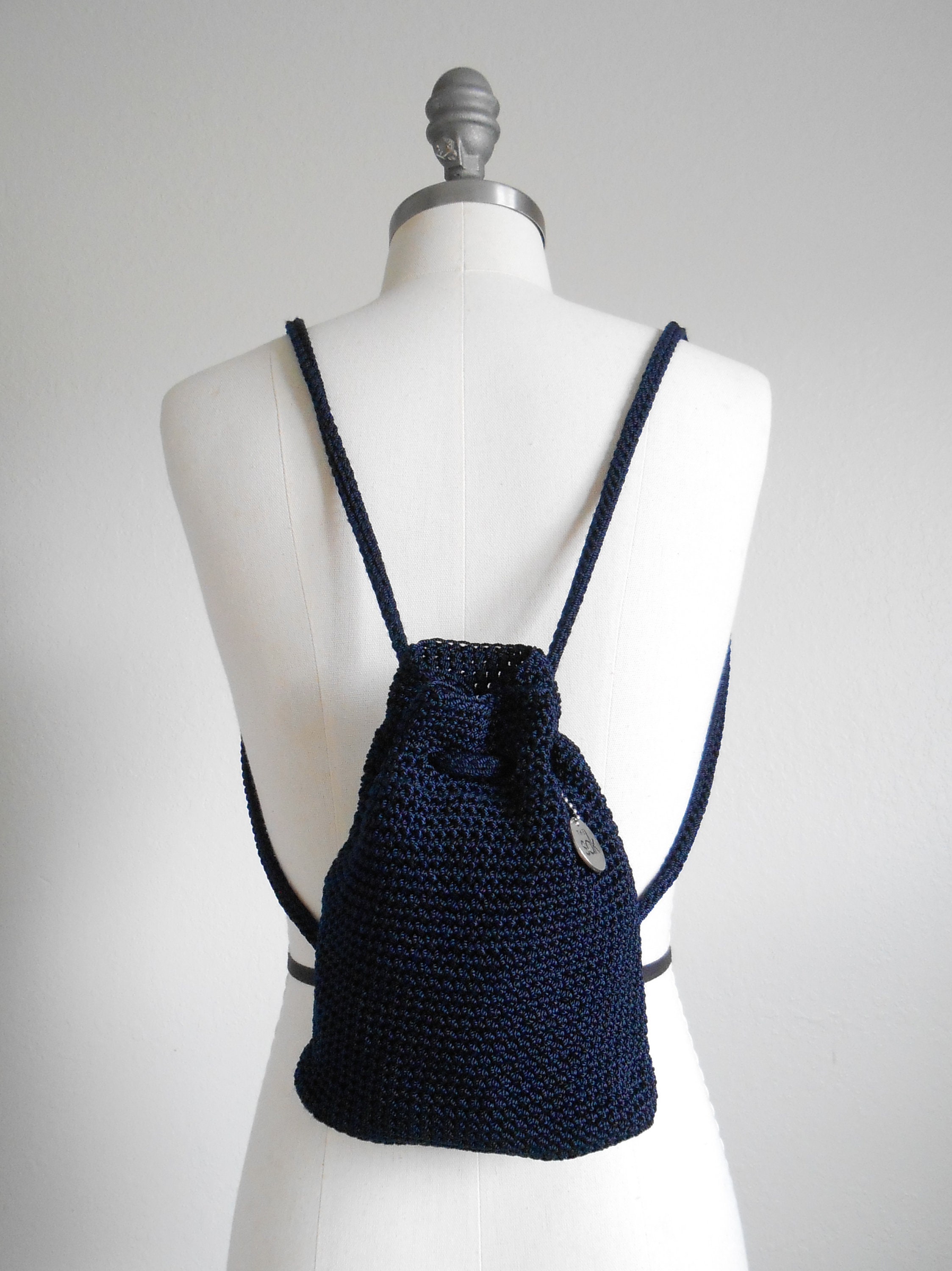 90s Vintage Backpack the Sak Navy Blue Mini Backpack 90s Its Easier Bag ...