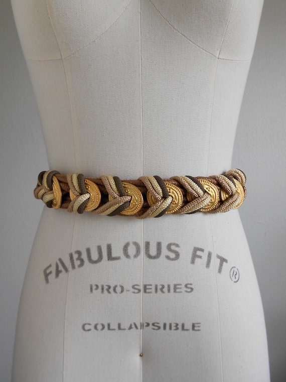 Leather Rope Cord Belt at Sammy Parra blog