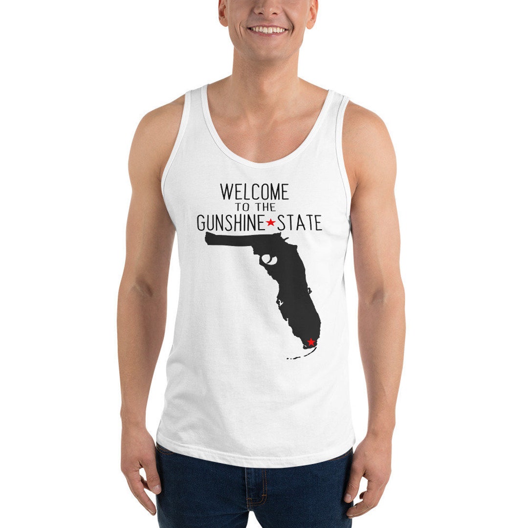 Willkommen im GUNSHINE State Florida Unisex Tank Top - Etsy.de