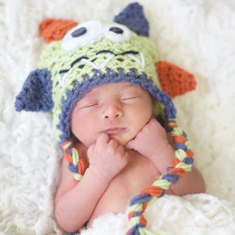 Green Monster Hat - Etsy