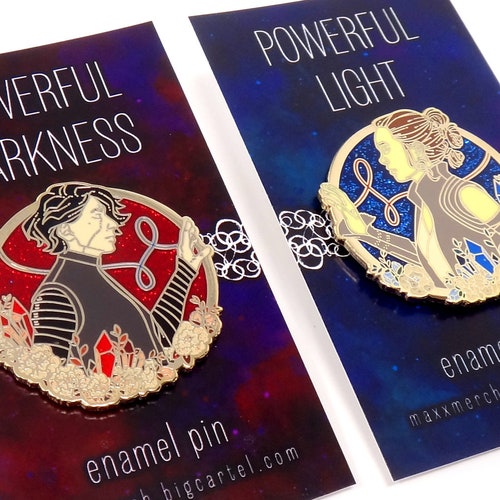 Reylo Force Ghost Pins Rey Ben Solo Hard Enamel Pins | Etsy