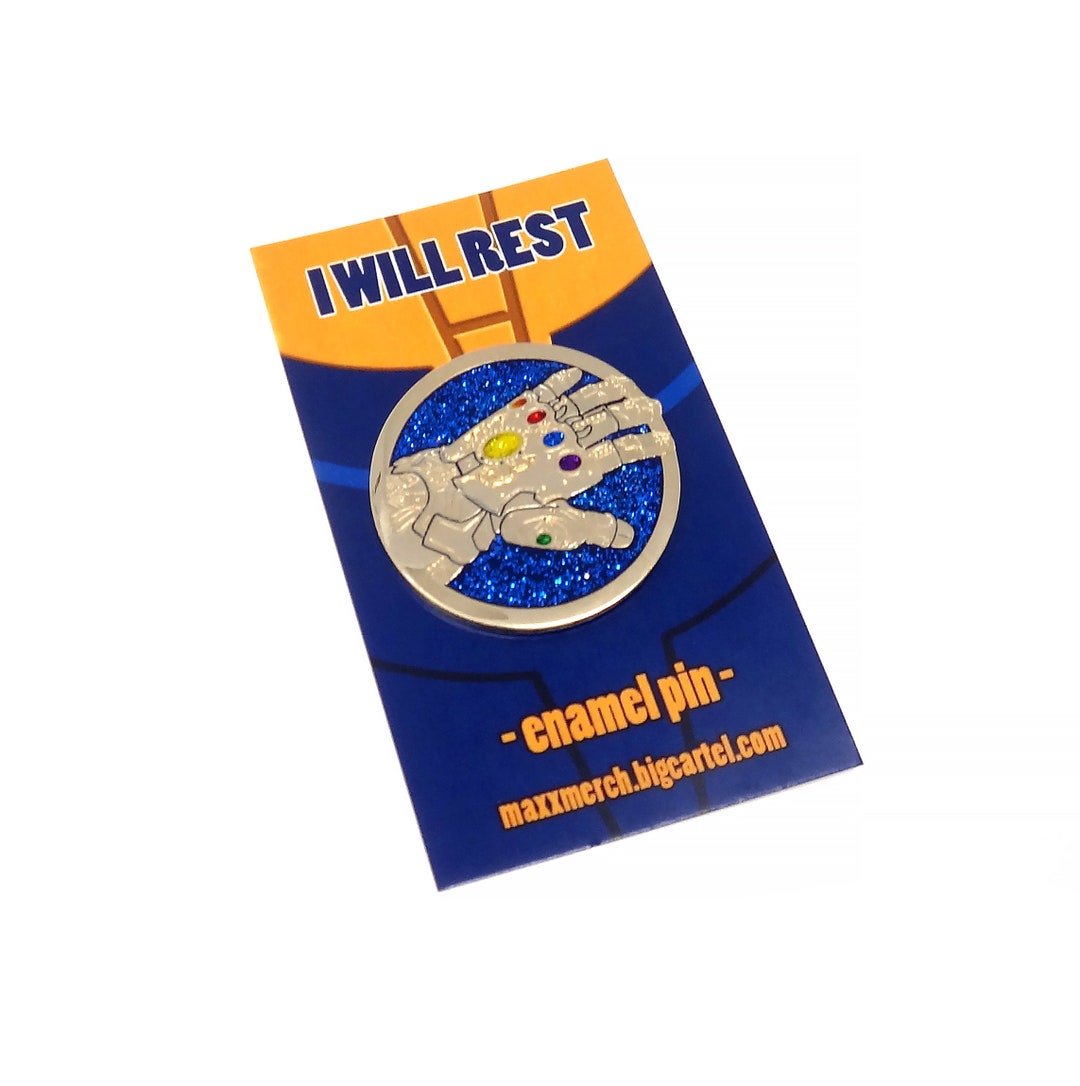 Infinity Gauntlet Pin Avengers Hard Enamel Pin - Etsy
