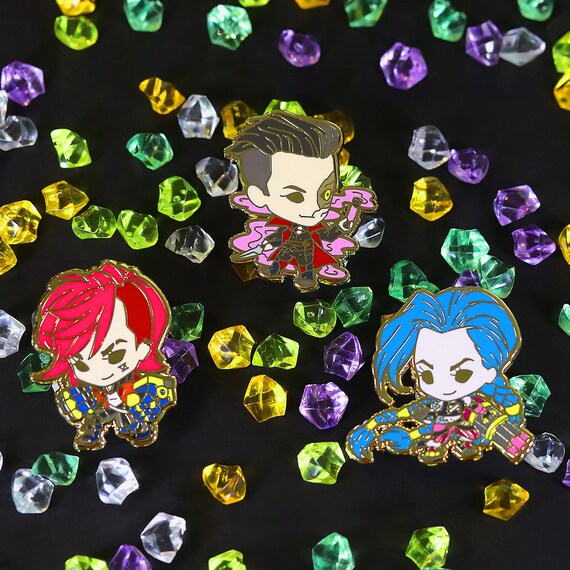 Arcane Pin Set Chibi Enamel Pins - Etsy