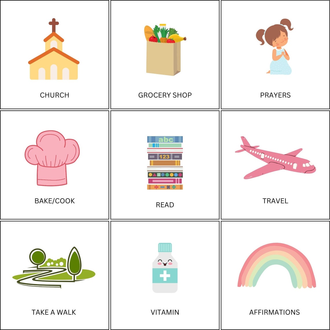 Routine Cards for Kids, Kindergarten & Preschool Homeschool Learning ...