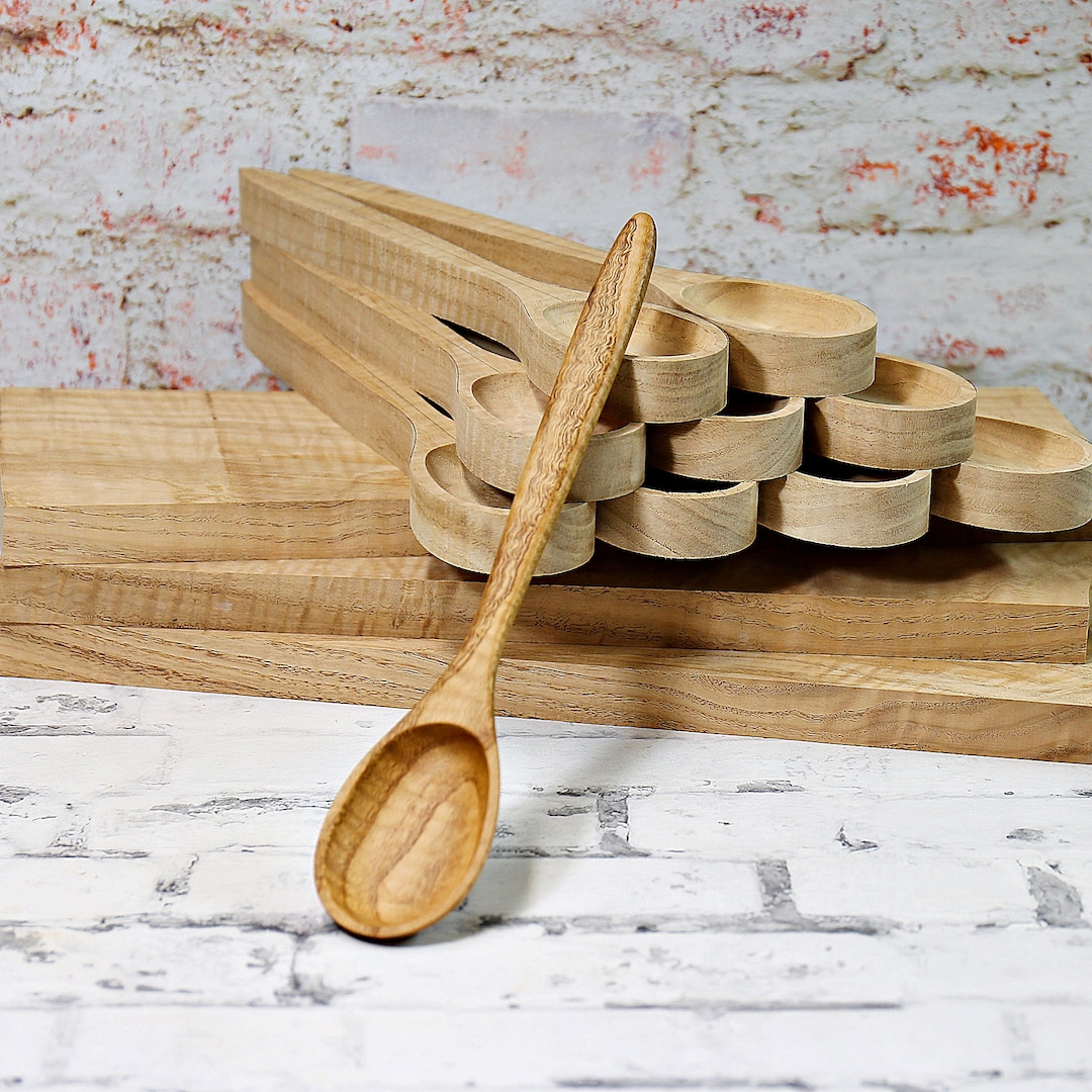 Two 2 Bowl Carved Out, Spoon Blanks, Premium Wood Carving Blanks, Spoon ...