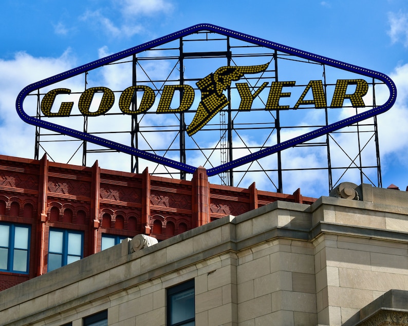 Goodyear Sign - 8x10 - Etsy