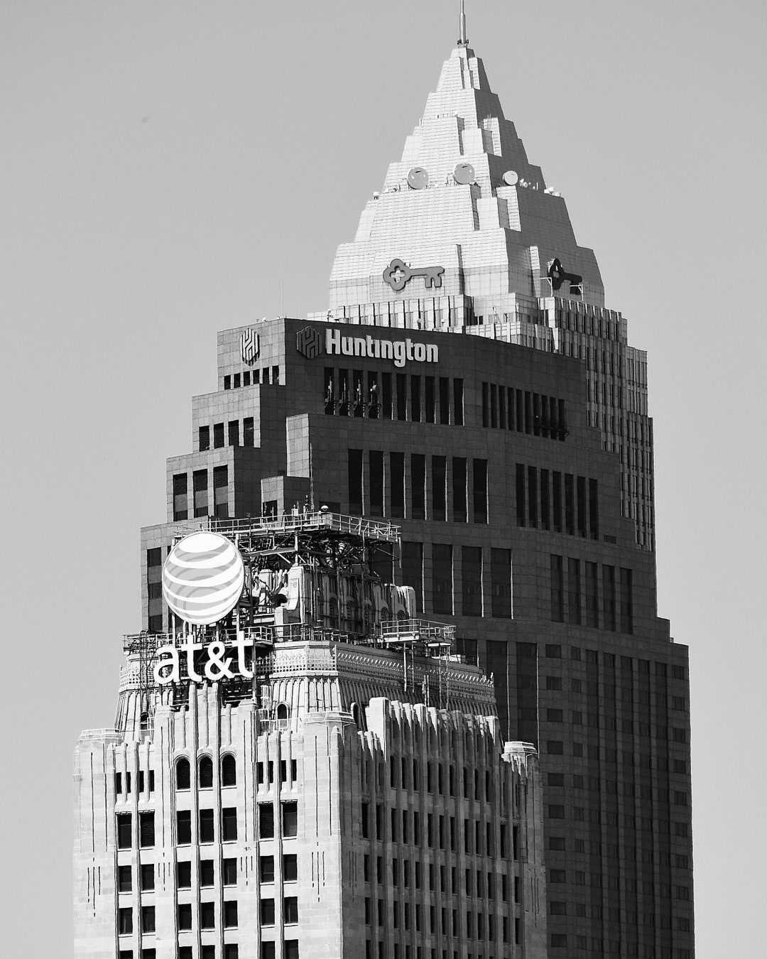 Cleveland Skyline - Key Tower, BP Building & Ohio Bell Building - Etsy