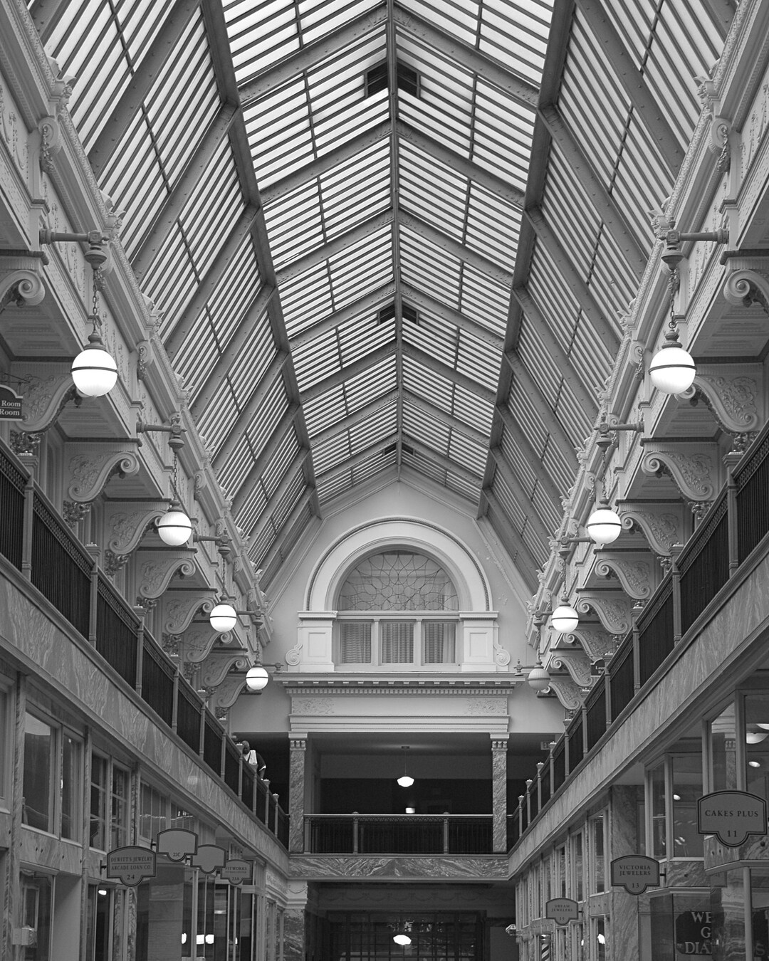 The Colonial Arcade - Vertical - 8x10 - Etsy