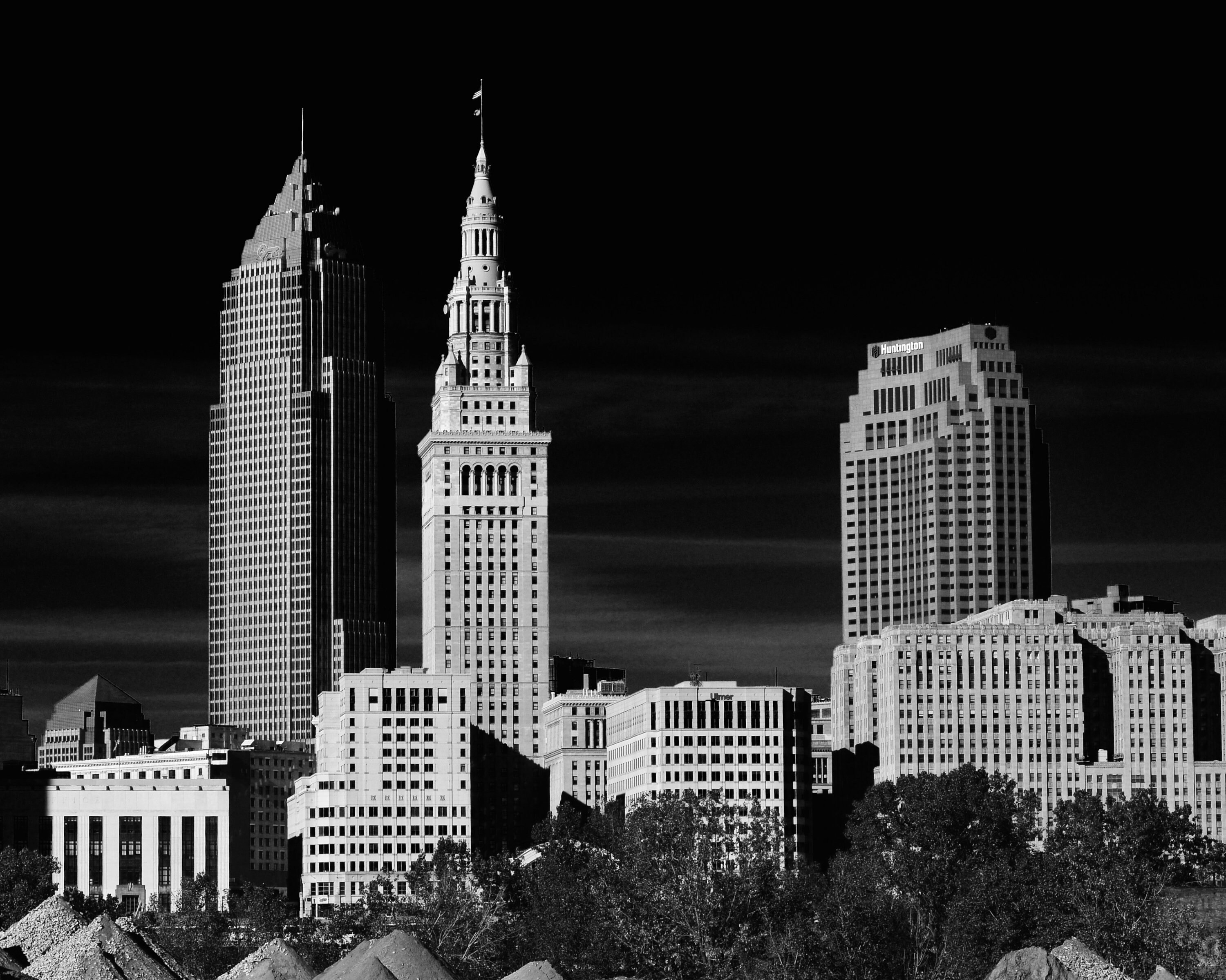 Cleveland Skyline - Key Tower, Terminal Tower & BP Building - Etsy