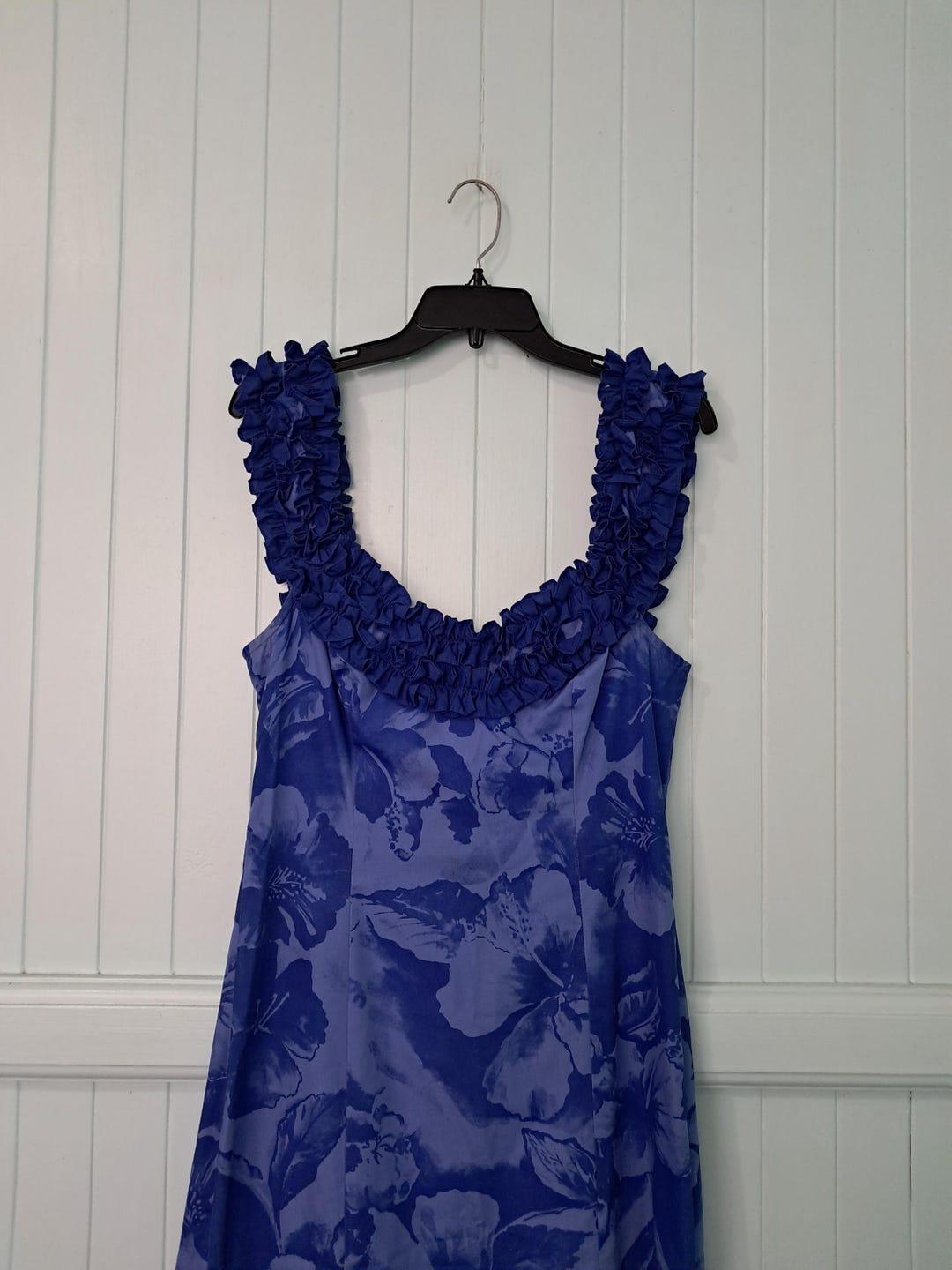 Princess Kaiulani Hawaiian Aloha Maxi Muumuu Dress Sz 8 Vintage Formal ...